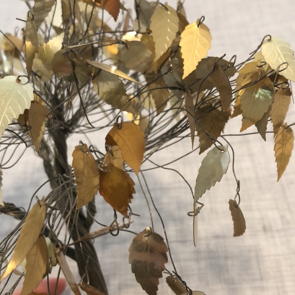 Vintage | Accents | Vintage Mcm J E Tramel Twisted Metal Wire Tree ...